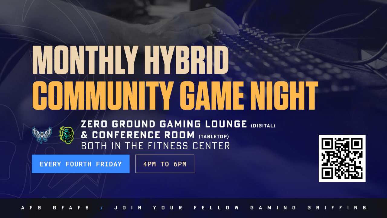 Hybrid Community Game Night | Grand Forks AFB FSS