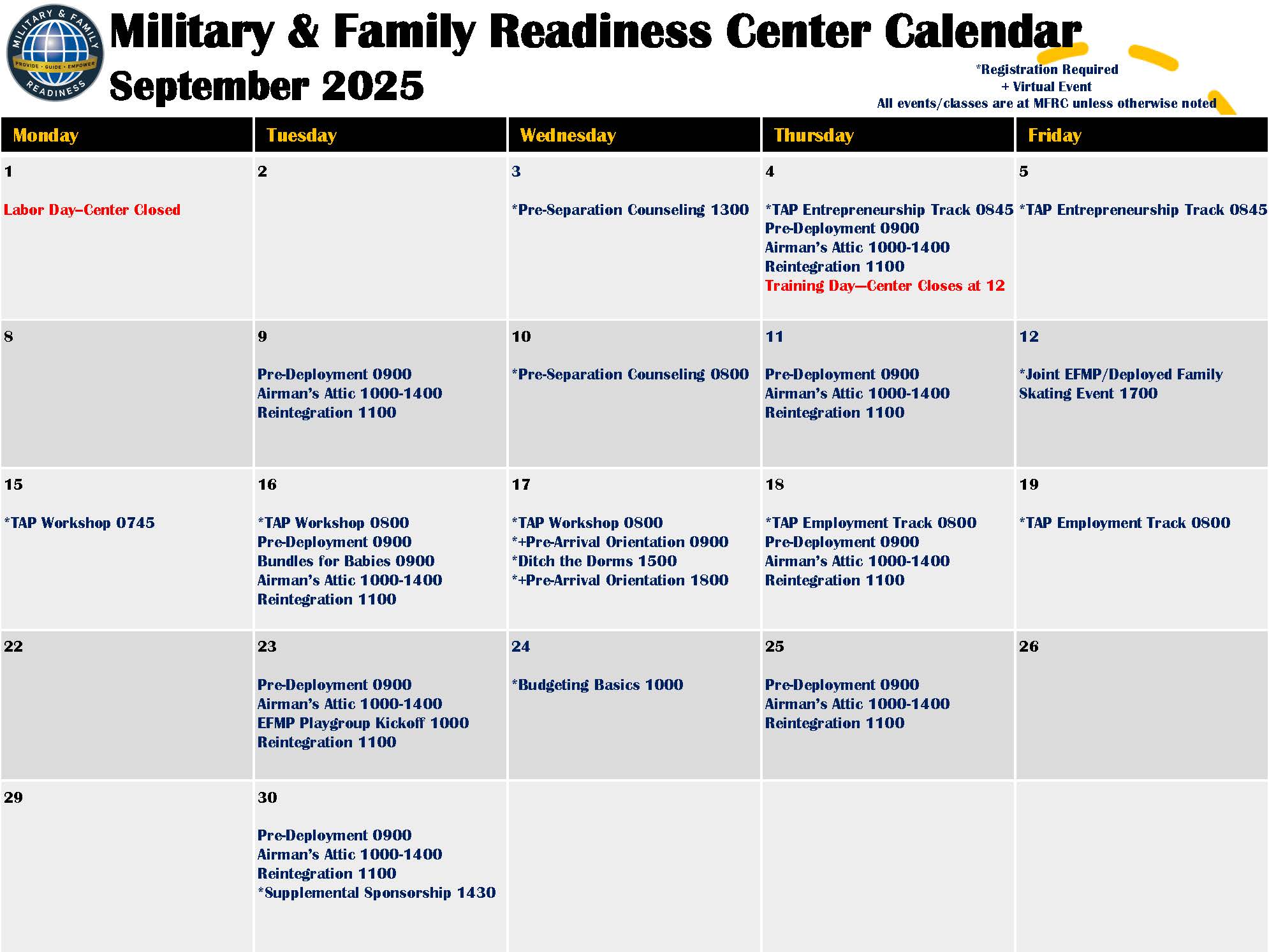 Military & Family Readiness Center | Grand Forks AFB FSS